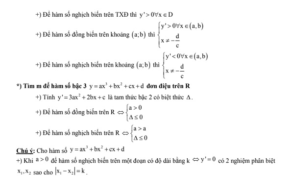 Giáo viên tóm tắt toàn bộ lý thuyết chương trình Toán lớp 12