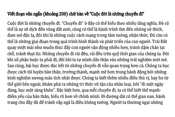Những đoạn văn mẫu nghị luận xã hội 200 chữ chọn lọc mới nhất