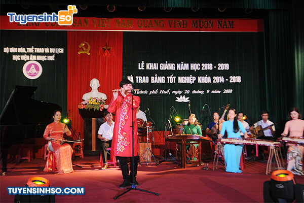 Thông tin tuyển sinh Học viện Âm nhạc Huế
